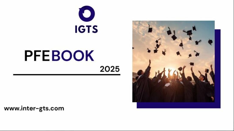 Lancement du PFE Book 2025 par IGTS : Une Opportunité Unique pour les Étudiants