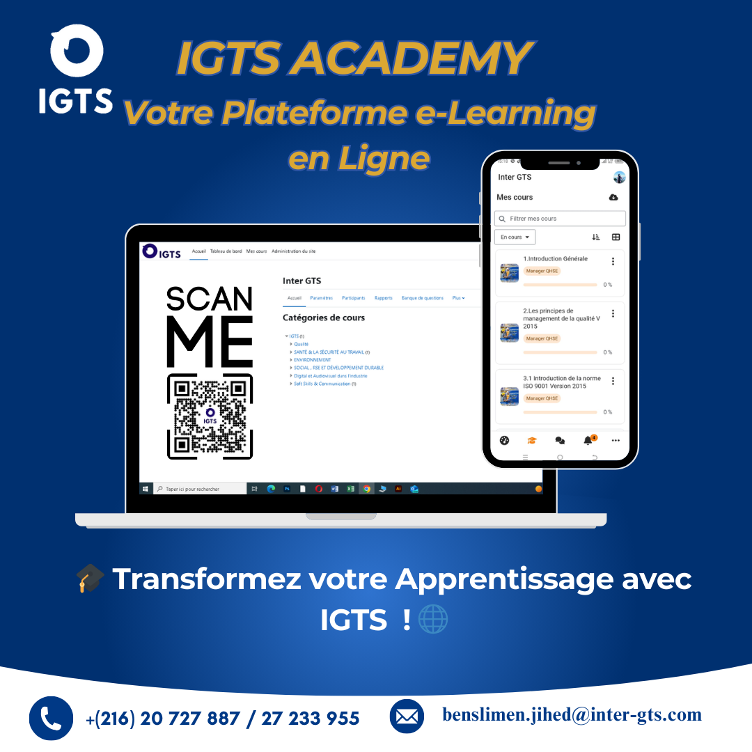 IGTS ACADEMY : Révolutionnez la Formation QHSE grâce à la Digitalisation